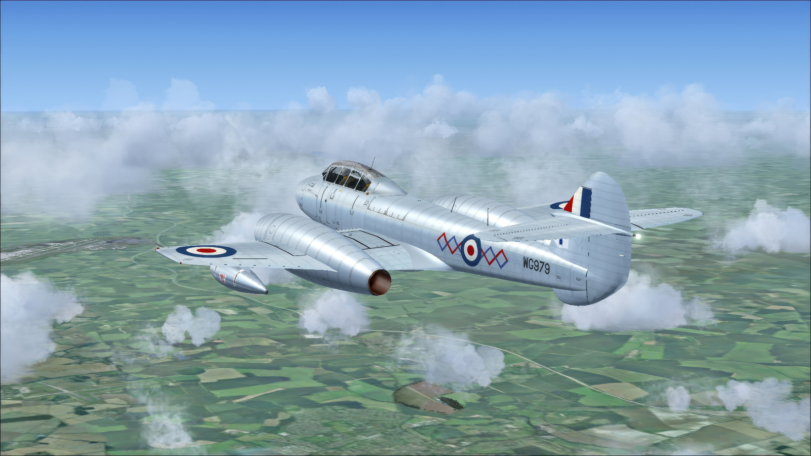 Gloster Meteor F Mk8 for FSX and P3D - DOWNLOAD