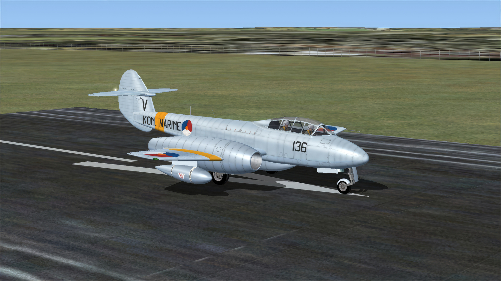 Gloster Meteor F Mk8 for FSX and P3D - DOWNLOAD