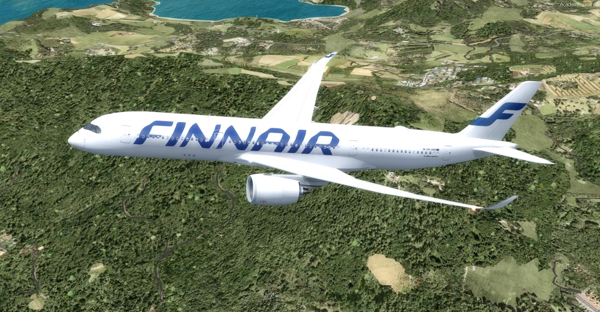 Airbus A350-900 XWB Multi Livery Pack for FSX and P3D - DOWNLOAD